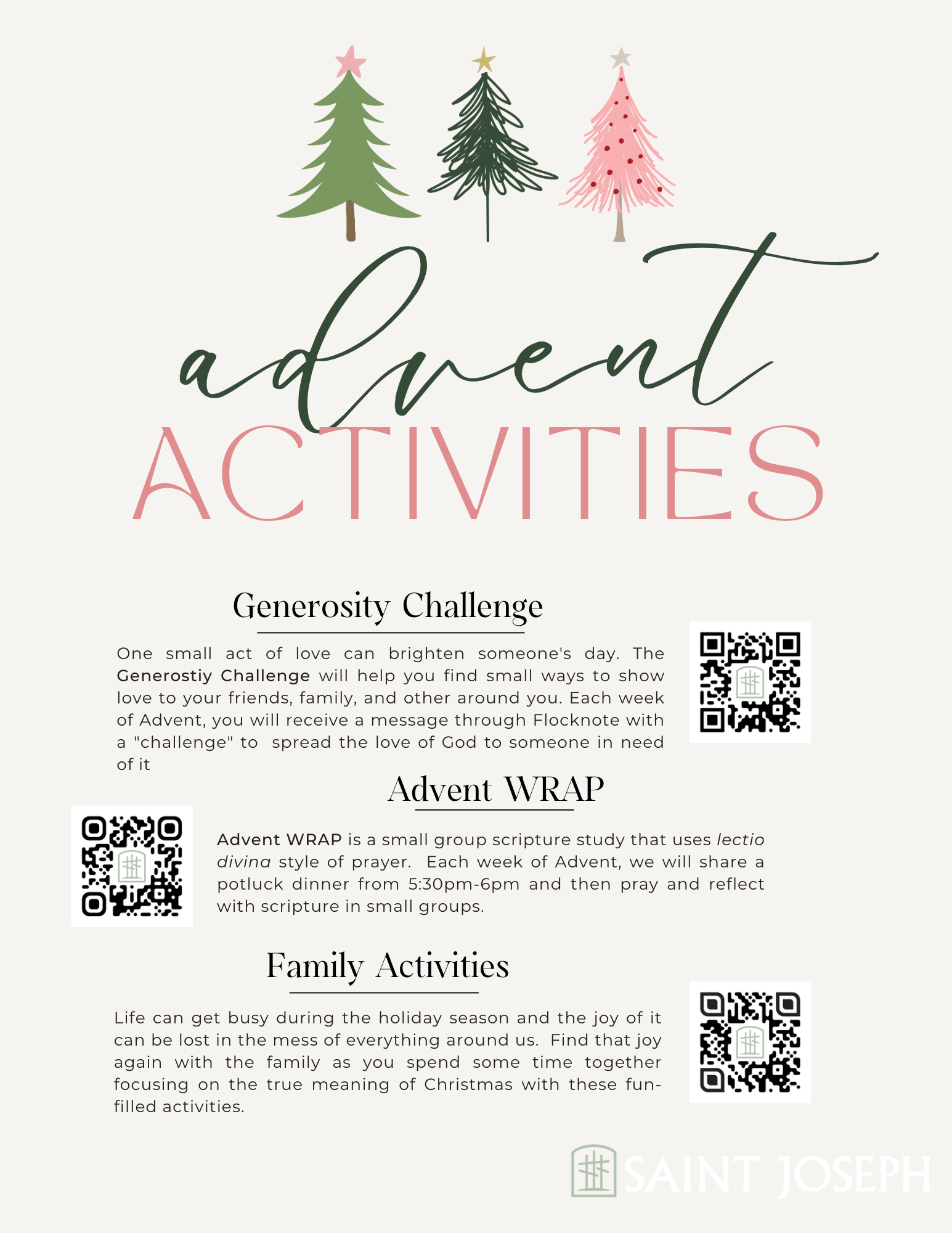 Advent activities insert (8.5 × 11 in) - St Joseph Springfield
